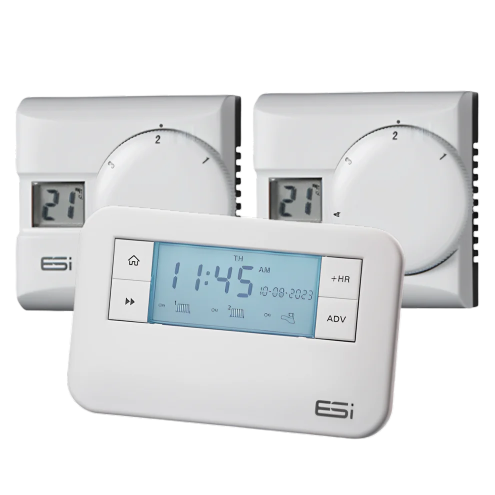 High Quality 3 Channel Programmer & 2 x Room Stat – Ultraflow UK